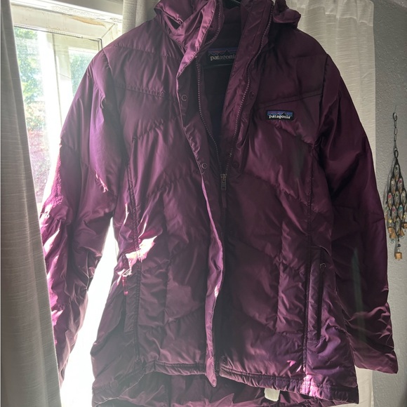 Patagonia | Jackets & Coats | Patagonia Womens Deep Purple Puffer ...